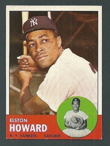 Elston Howard New York Yankees 1963 Topps Card #60 | eBay