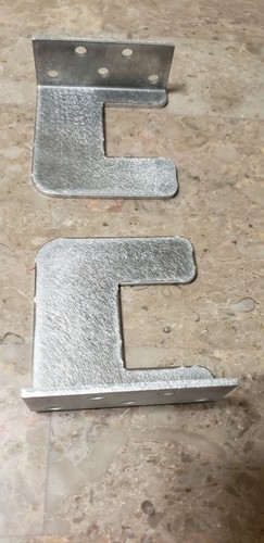 Aluminum Security Brackets Fits (2x2) Furring Strip Board | eBay