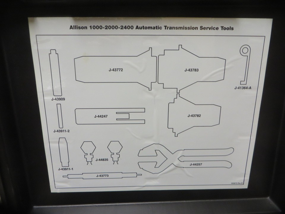 KENT MOORE GM DEALER SPECIALTY TOOL OEM ALLISON TRANSMISSION SERVICE ...