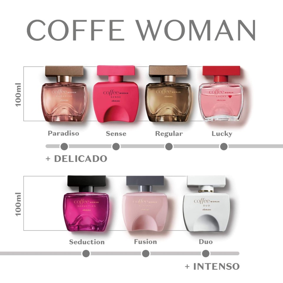 NIB Perfume Brazil Coffee Woman Deodorant Cologne 100ml - o Boticario ...