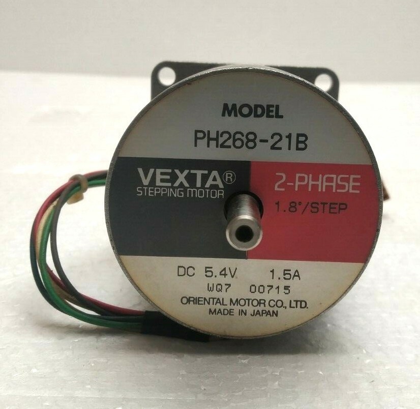 Oriental Motor Vexta PH268-21B Stepping Motor, 2-Phase, 1.8 Deg/Step, 5.4VDC | eBay