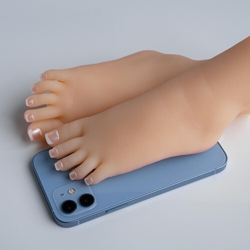 1 Pair Top Quality Silicone Cute little Feet Mannequin Display Shoes ...