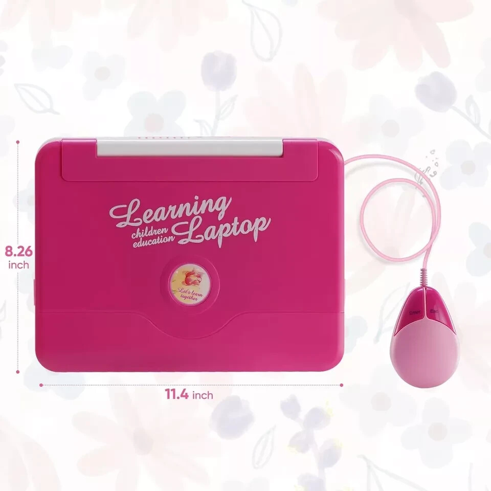 Kids Laptop 80 Learning Activities Educational Learning Computer Pink ...