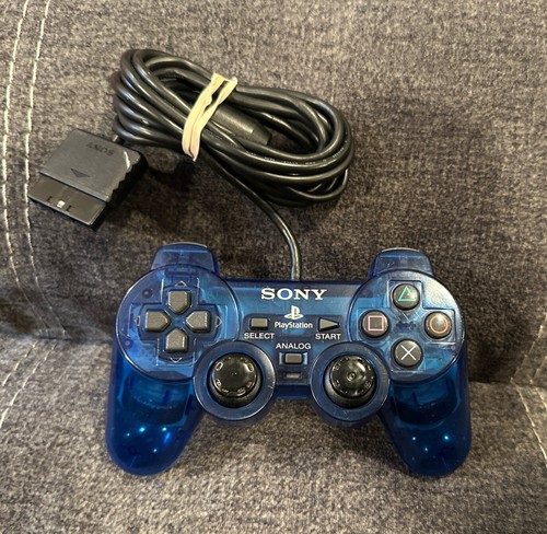 Official Sony PlayStation 2 PS2 DualShock 2 Blue Controller ...