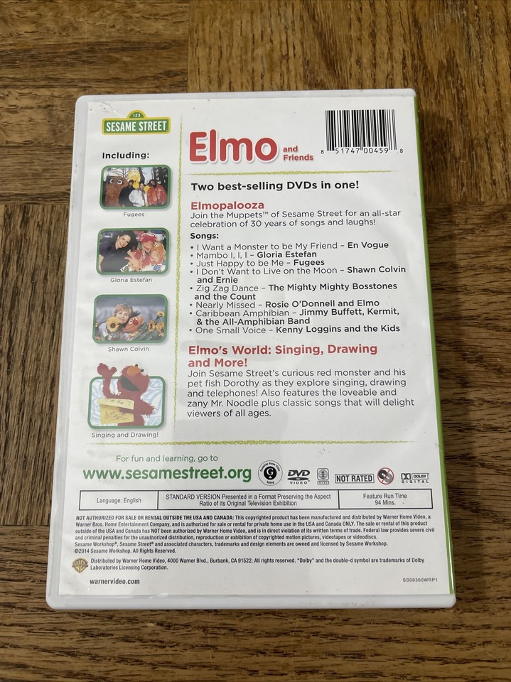 Sesame Street Elmo And Friends DVD | eBay