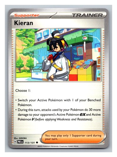 Kieran #154/167 SV06: Twilight Masquerade Pokemon Trading Card TCG ...