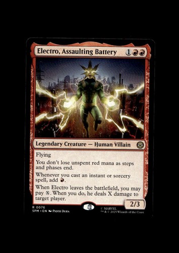 MTG Spider-Man R Electro, Assaulting Battery #0076 Non Foil | eBay