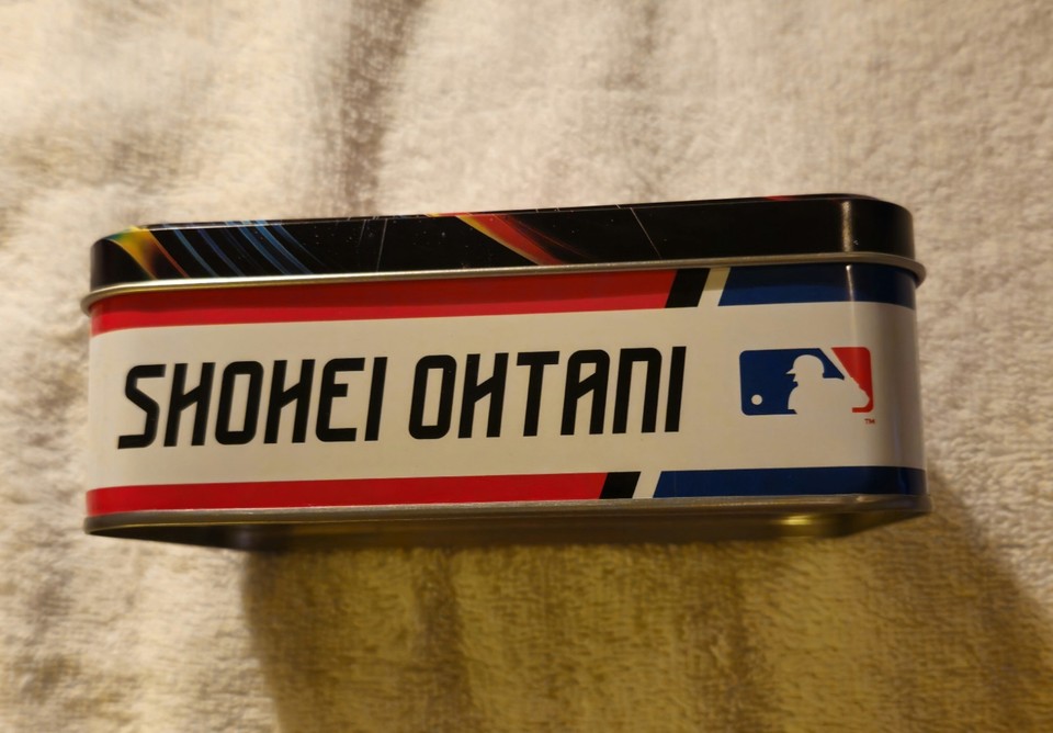 2025 Shohei Ohtani Baseball Card Tin Los Angeles Dodgers empty Art ...