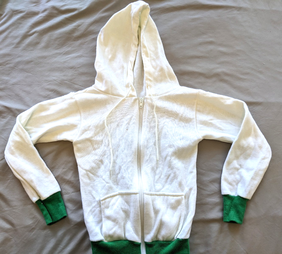 Vintage Girl Scout 1980s Zip-Up Hoodie with Pockets - Kids XS/Small ...