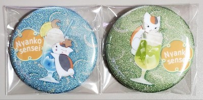 Natsume's Book of Friends Donki Can Badge Colorful Soda Nyanko Sensei ...