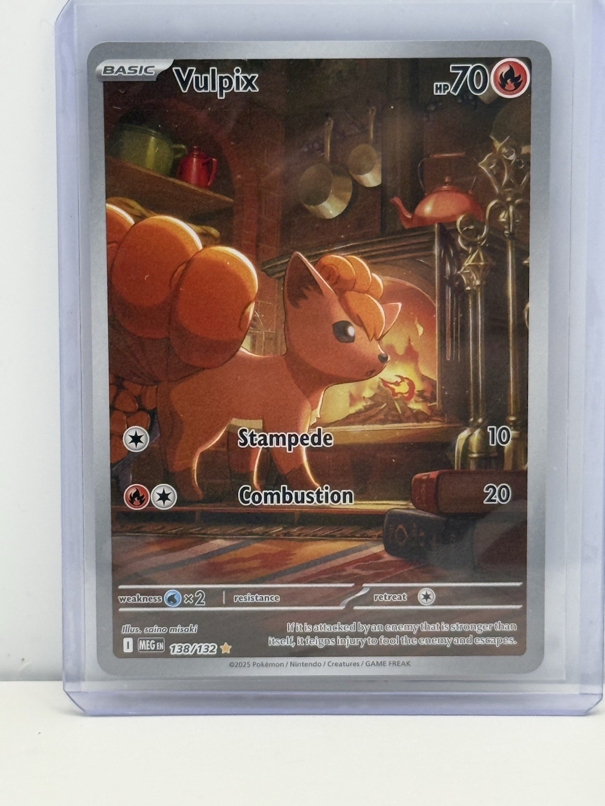 Vulpix 138/132 Illustration Rare Me01: Mega Evolution | eBay