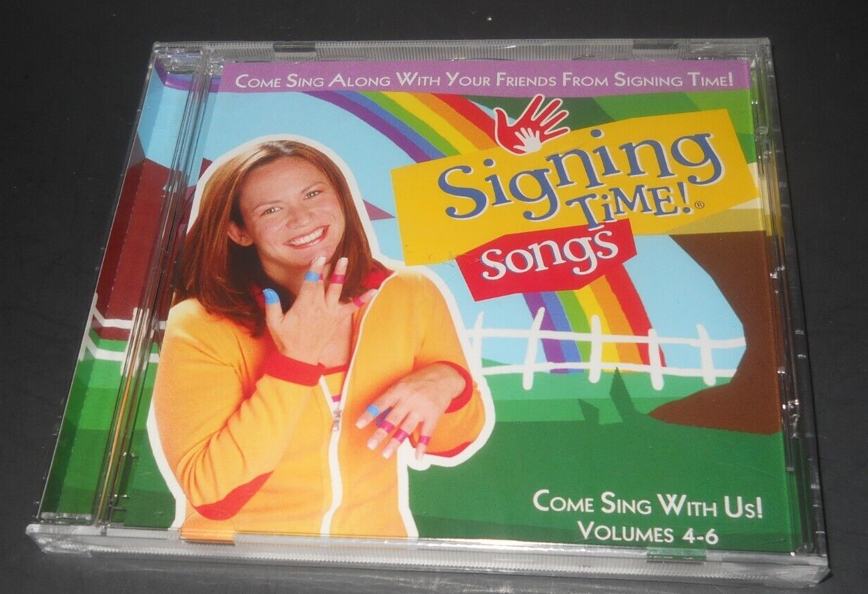 Signing Time Songs DVD Two Little Hands 12 Tracks Vol 4-6 Plus Sing for ...
