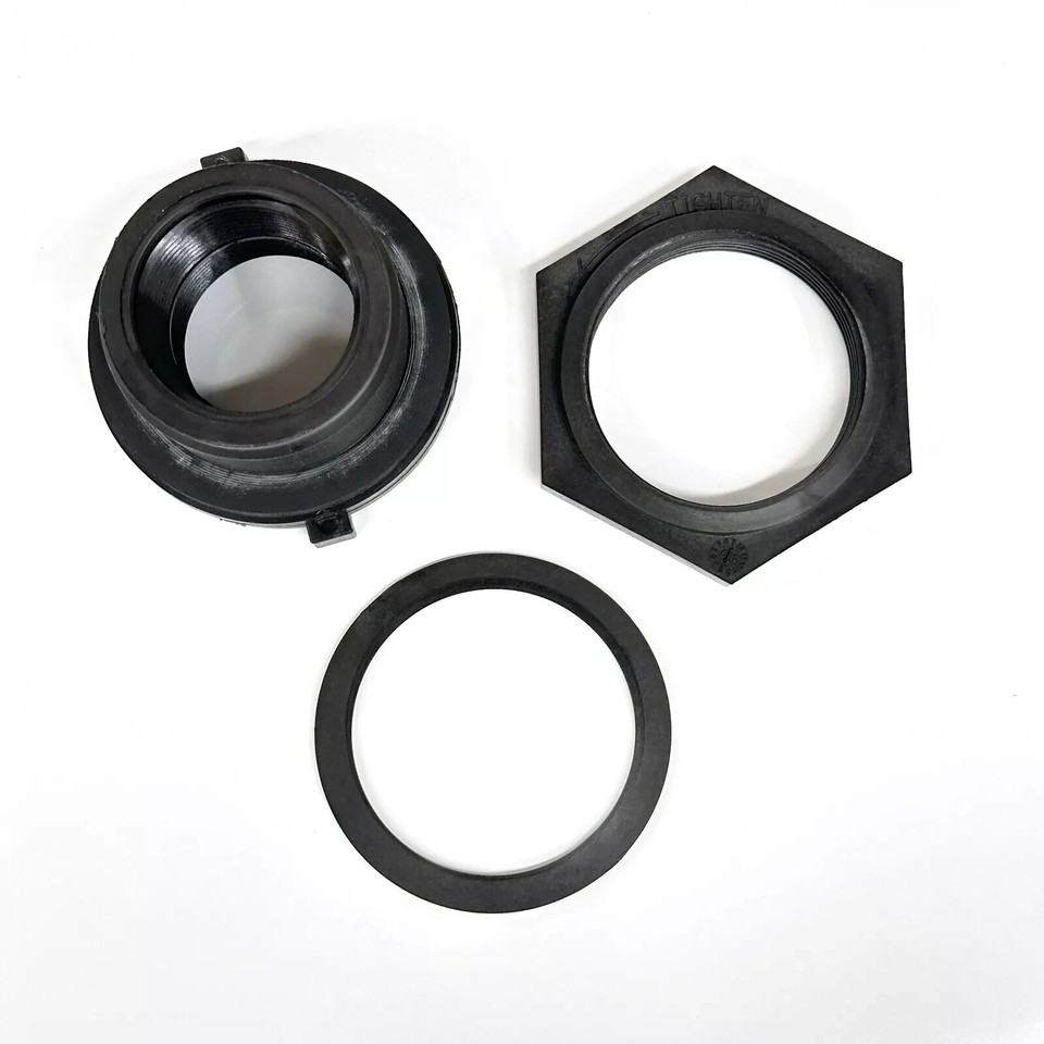 Everbilt 1-1/4 in Rain Barrel Bulkhead Union FIP x MIP with EPDM Washer ...