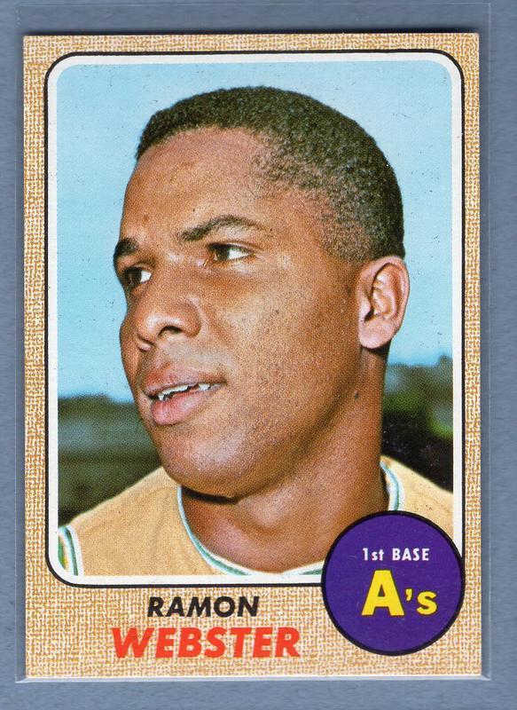 1968 Topps #164 Ramon Webster EX-MT GO588 | eBay