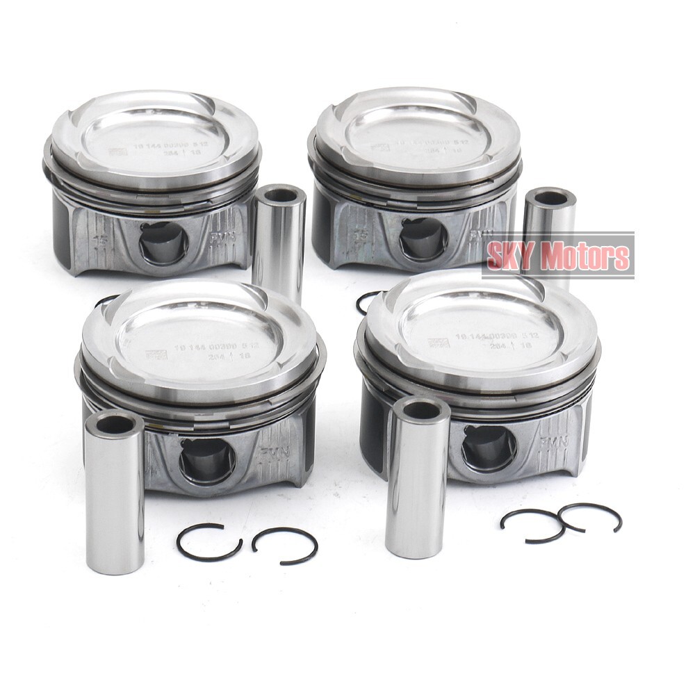 4pcs Pistons & Rings Set STD For Mercedes-Benz C300 E300 GLC300 M264 ...