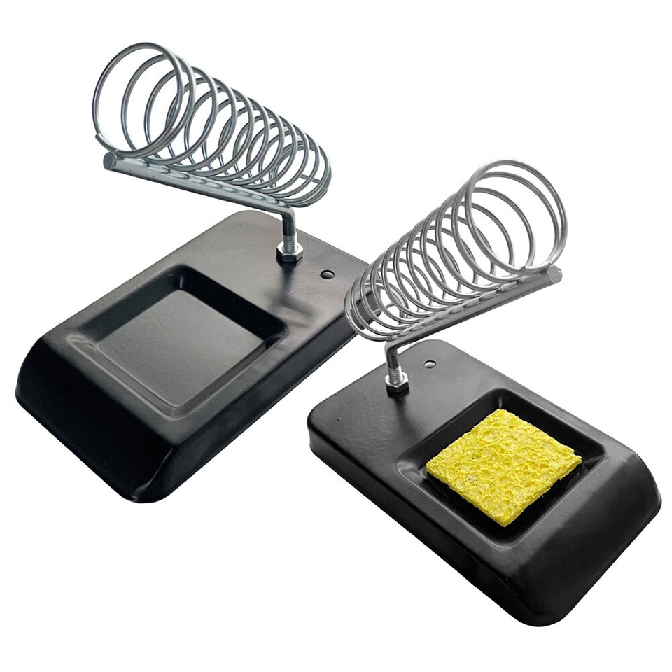 Soldering Iron Stand W/ Cleaning Sponge Pad Portable Holder Soldering ...