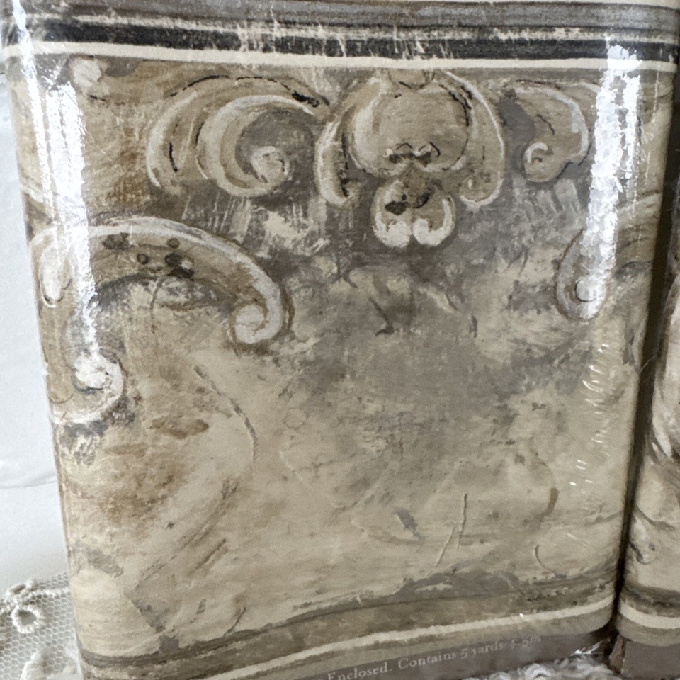 Florentine Scroll #20A Home Trends Wall Border – 2 Packs (10 Yards ...