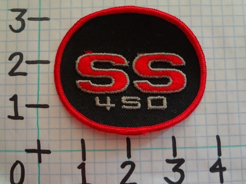 Vintage NOS Chevy Chevrolet SS 450 Auto Car Patch From the 70's 033 | eBay