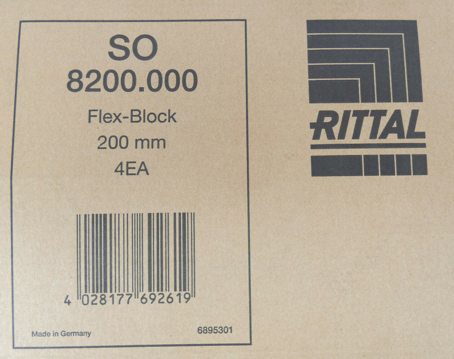 Rittal Sockel-System SO 8200.000 Flex Block 200 mm 4EA | eBay.de