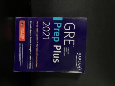 Kaplan GRE Prep Plus 2021 Review Book (w/ 6 Practice Tests) - Unused | eBay