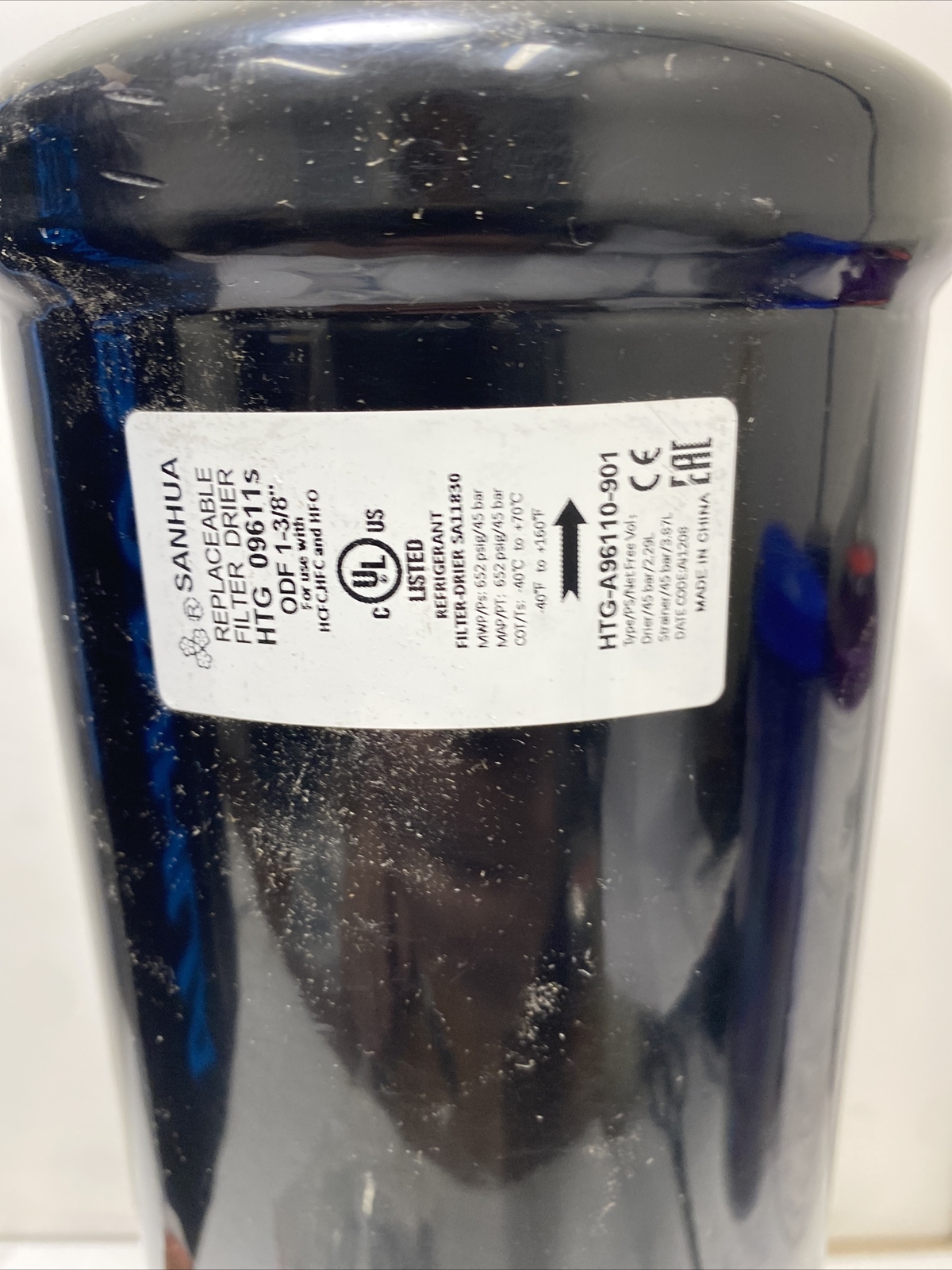 Sanhua Replaceable Filter Drier HTG -A96110-901 ODF 1-3/8” Small Damage ...