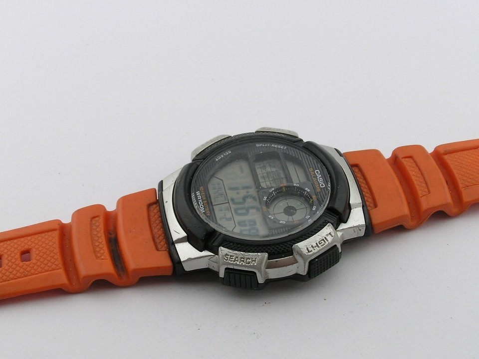 Casio 5 Alarms Chronograph Watch 3198 AE-1000W | eBay