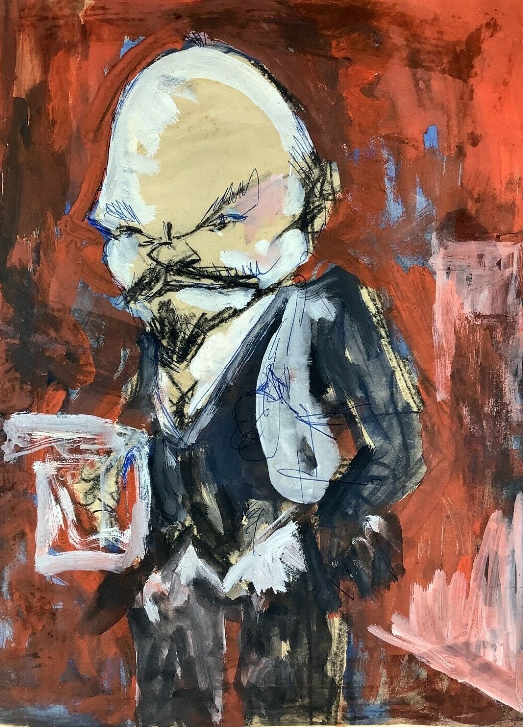 Juan David. Caricature. Lenin, ca 1967. Mixed media. Original art. | eBay