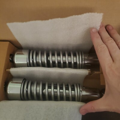 Progressive Suspension 440 Shocks Chrome 11.5" - 440-4006C For Harley ...