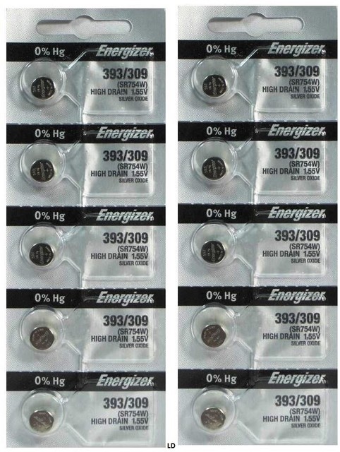 Energizer 393 - Sr754w Watch Battery Batteries for sale online | eBay