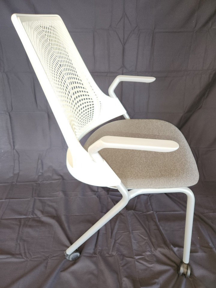 Herman Miller SAYL SIDE CHAIR 4 leg CASTERS use with AERON LEAP EMBODY ...