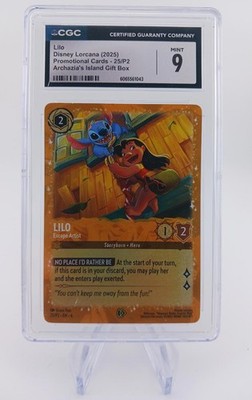 CGC Mint 9 Lilo Disney Lorcana (2025) Promotional Cards - 25/P2 | eBay