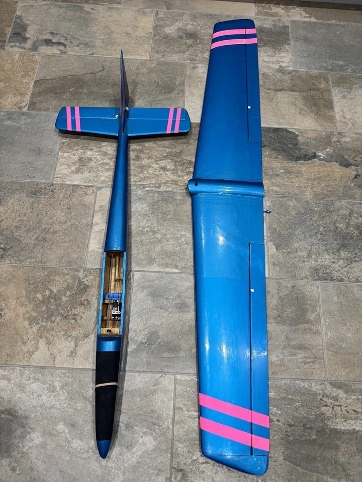Classic Flair Heron RC Glider 171cm Span Servos Slope Soarer | eBay UK