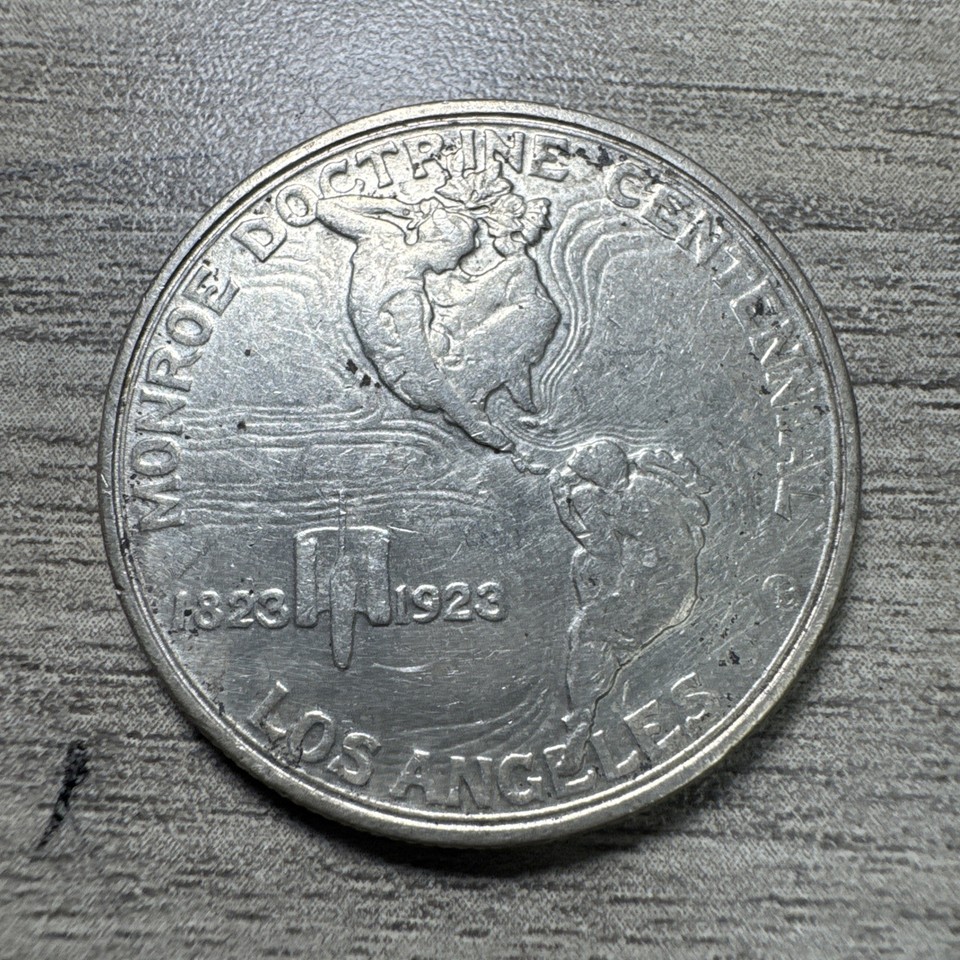 1923 S Monroe Adams Classic Commemorative U.S. Silver Coin | eBay