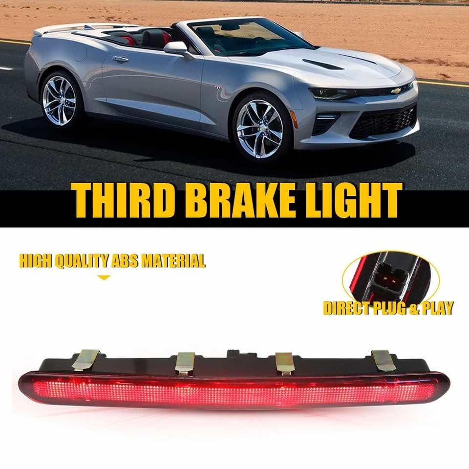 Red Lens LED 3RD Third Brake Light 1X For 2016-2024 Chevrolet Camaro ...