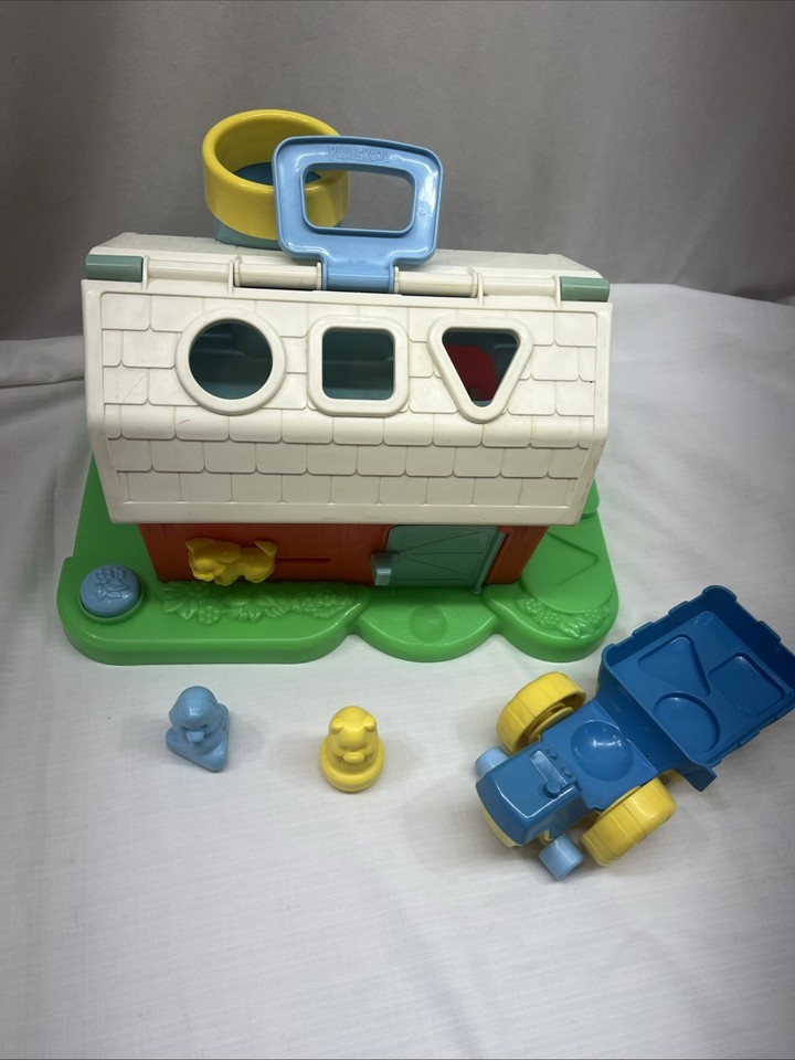 Vintage Playskool Weebles Farm #5195 With Barn Tractor Incomplete | eBay