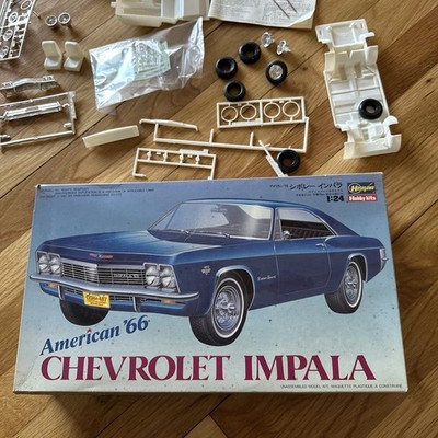 American ‘66 Chevrolet Impala, Hasegawa Hobby Kit, 1/24, Open Box | eBay