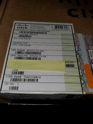 **NEW** CISCO STACK-T3-1M=, FAST SHIPPING 889728035897| eBay