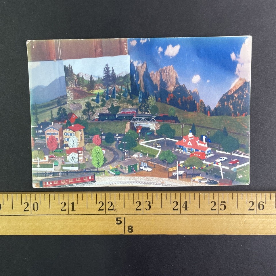 Vintage 1980s Very Detailed Model Train Set Locomotive Set Photo Lot Of ...