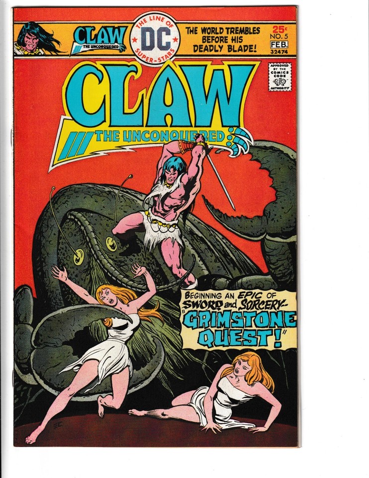 Claw the Unconquered (DC Comics, 1975) 1-12 - Pick Your Book Complete ...