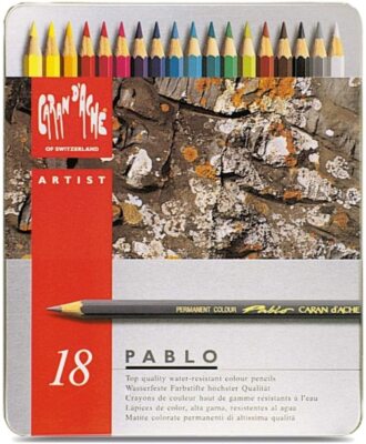 Caran D'ache Pablo Color Pencils Set Of 18 (666.318) | eBay