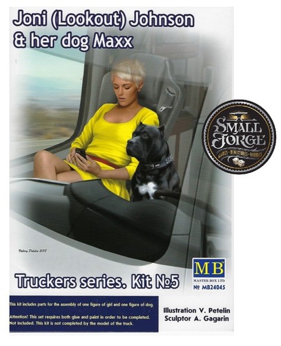 Master Box MB24045 Joni (Lookout) Johnson & Maxx. Trucker Series. Scale ...