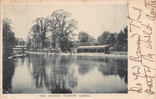 Middlesex Angleterre~ The Ducker-Harrow École ~1904 Photo Carte Postale ...