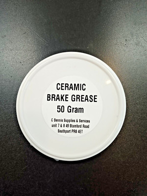 Ceramic Brake Grease High Temperature ABS Compatible Handy 50g Tin ...