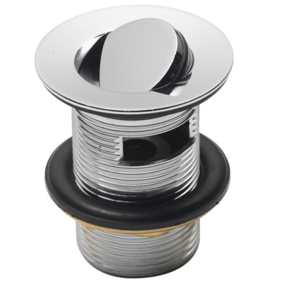 Basin Waste Kit Flip Style Slotted Chrome FW100 Imex | eBay UK