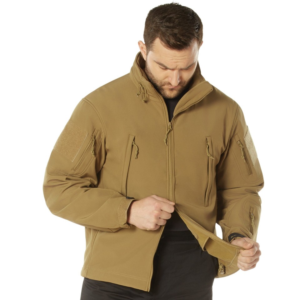 Special OPS Tactical Soft Shell Jacket w Waterproof Shell | eBay