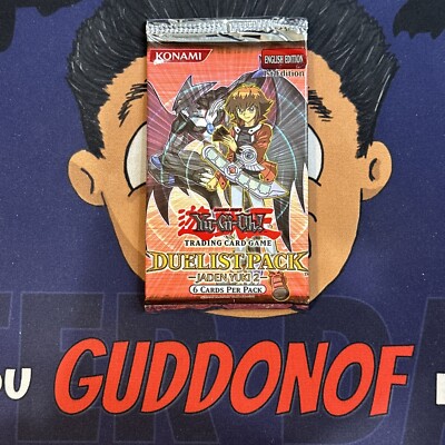 YUGIOH 1st EDITION DUELIST PACK JADEN YUKI 2 BOOSTER PACK NEW Sealed ...