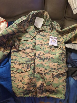 Brand New ROTHCOM-65 Field Jacket Med Woodland DIGITAL Camo MARPAT ...