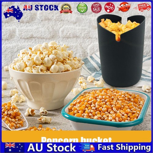 AU Foldable Popcorn Bucket Gadgets Tools Snacks Candy Bucket for Home ...