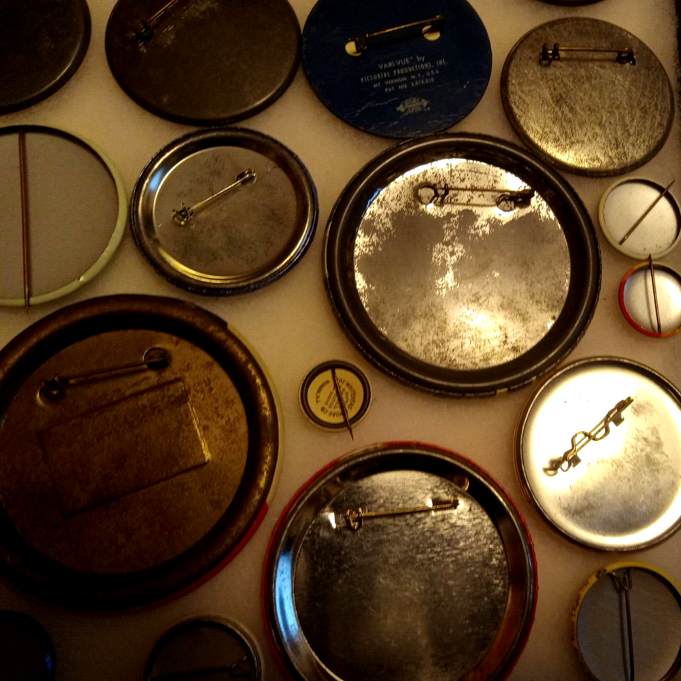 Lot #4 of 12 Lenticular 32 pieces total Presidential Campaign Pin Back ...