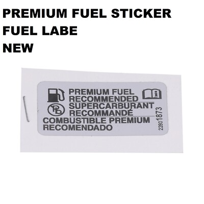 Fuel Information Label STICKER PETROL ALL MAKE AND MODELS GENUINE NEW ...